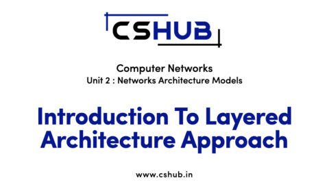 Introduction To Layered Architecture Approach - Computer Networks
