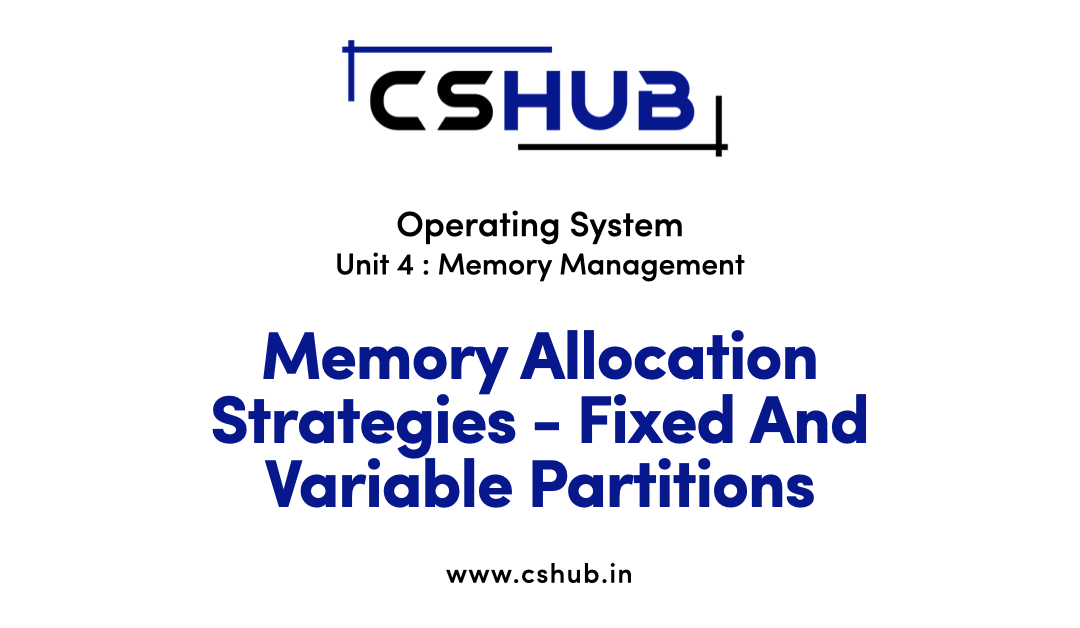 Operating System - CSHUB