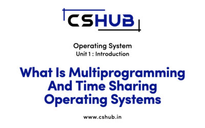 Operating System - CSHUB