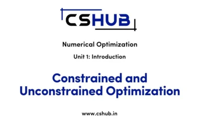Numerical Optimization - CSHUB